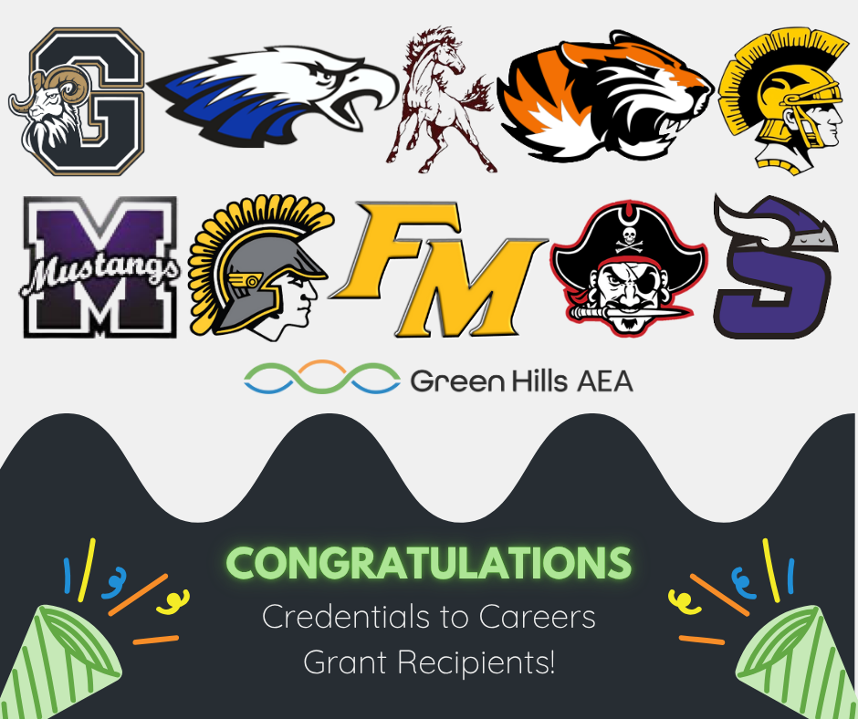 Celebrating Credentials to Careers Grant - Green Hills AEA